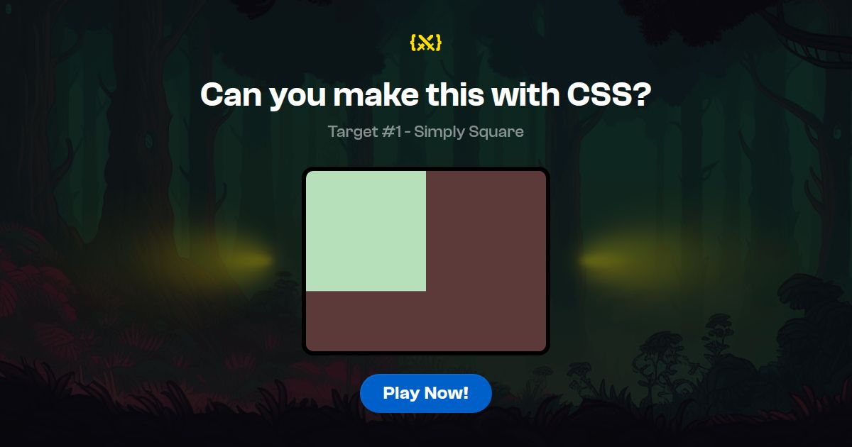Target #1 (Simply Square) - CSSBattle