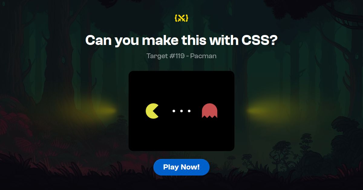 Target #119 (Pacman) - CSSBattle