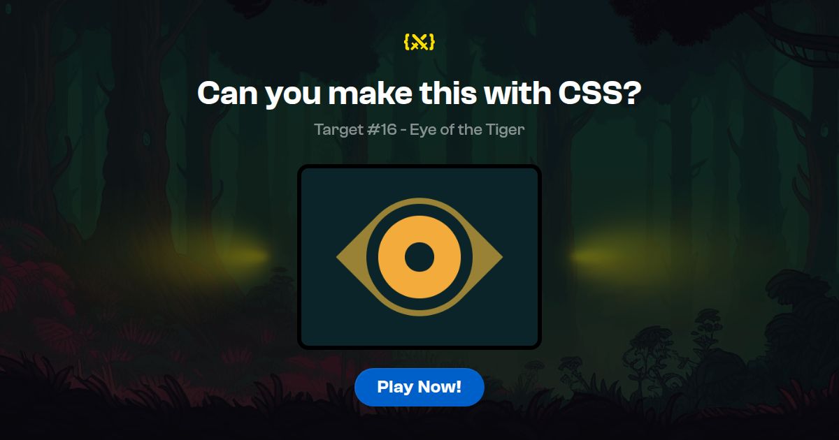 Target #16 (Eye of the Tiger) - CSSBattle