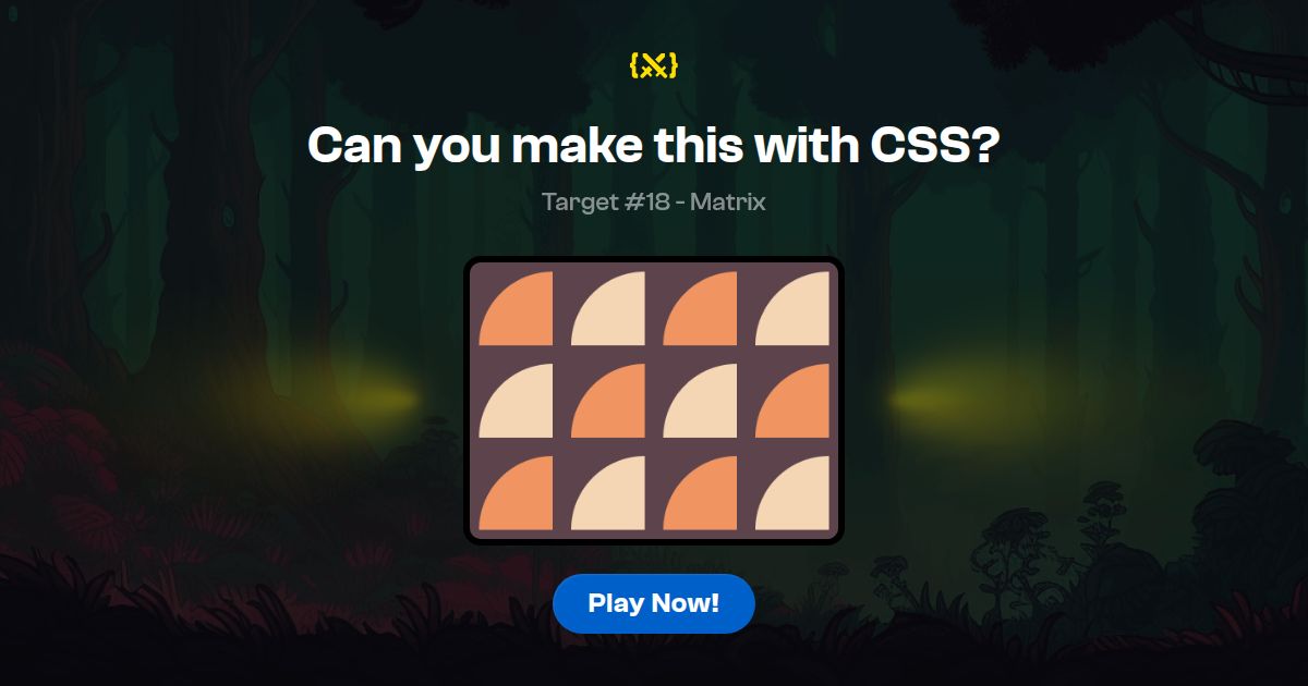 Target #18 (Matrix) - CSSBattle