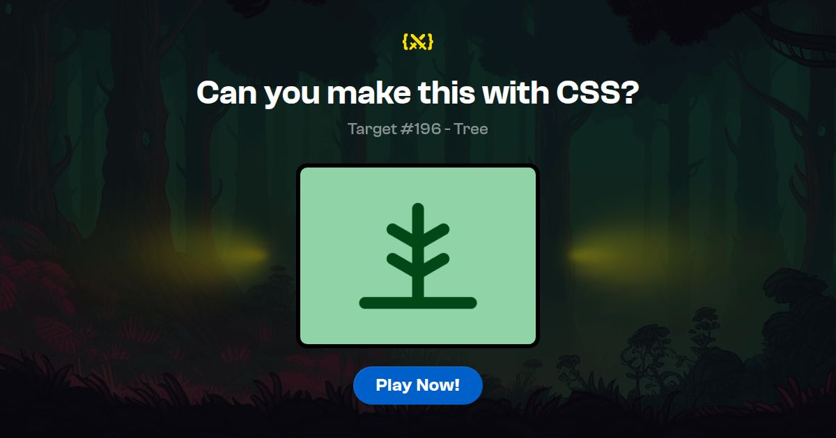 Target #196 (Tree) - CSSBattle