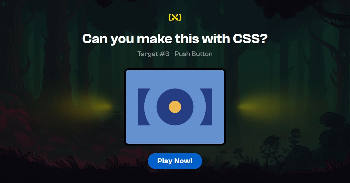 Target #3 (Push Button) - CSSBattle
