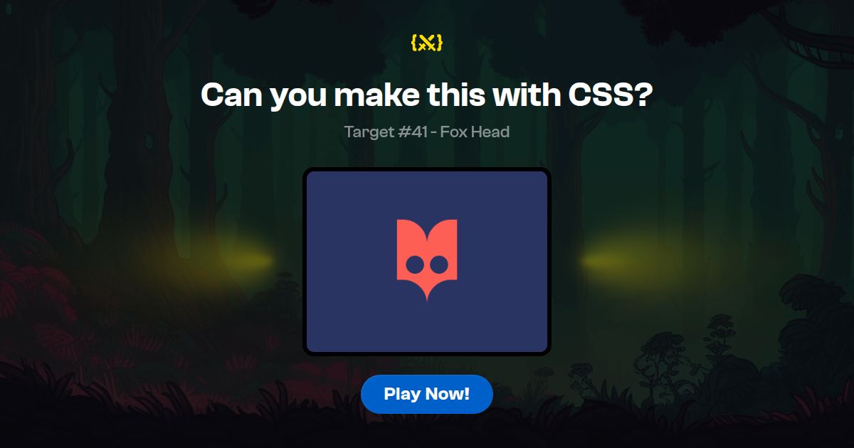 Target #41 (Fox Head) - CSSBattle