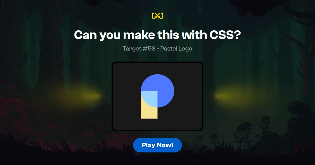 Target #53 (Pastel Logo) - CSSBattle