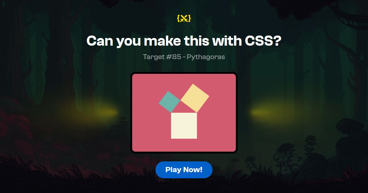 Target #85 (Pythagoras) - CSSBattle